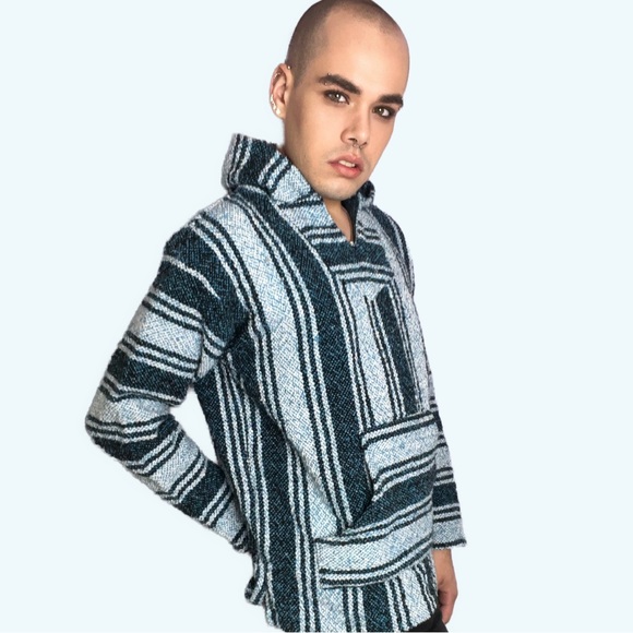 Iguana Jack | Shirts | Large Baja Drug Rug Hoodie Sweatshirt Great ...